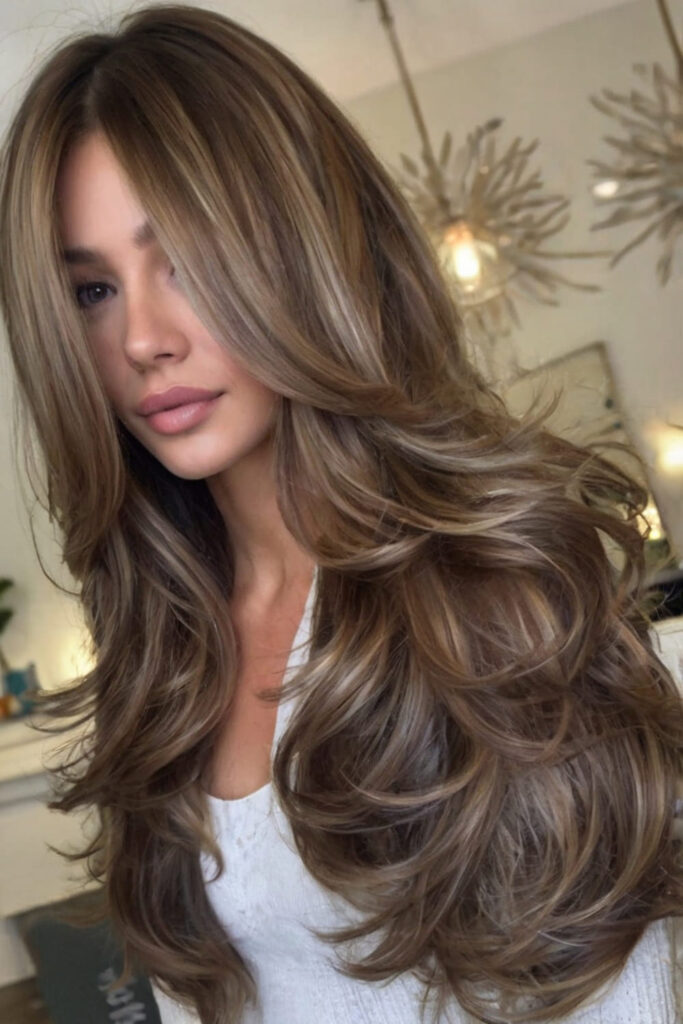 Step into Spring with a Fresh Butterfly Haircut for Long Hair