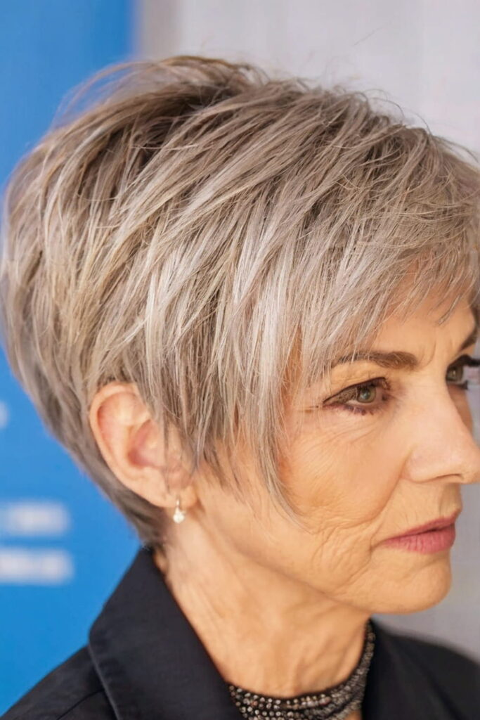30 Chic Pixie Haircuts For Older Women: Embrace Your Hair's Natural Beauty
