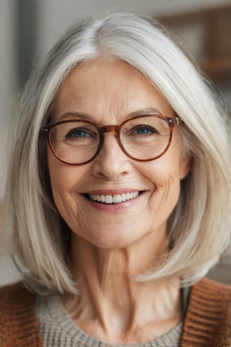 Chic and Stylish: Short Hairstyles for Women Over 50 with Glasses
