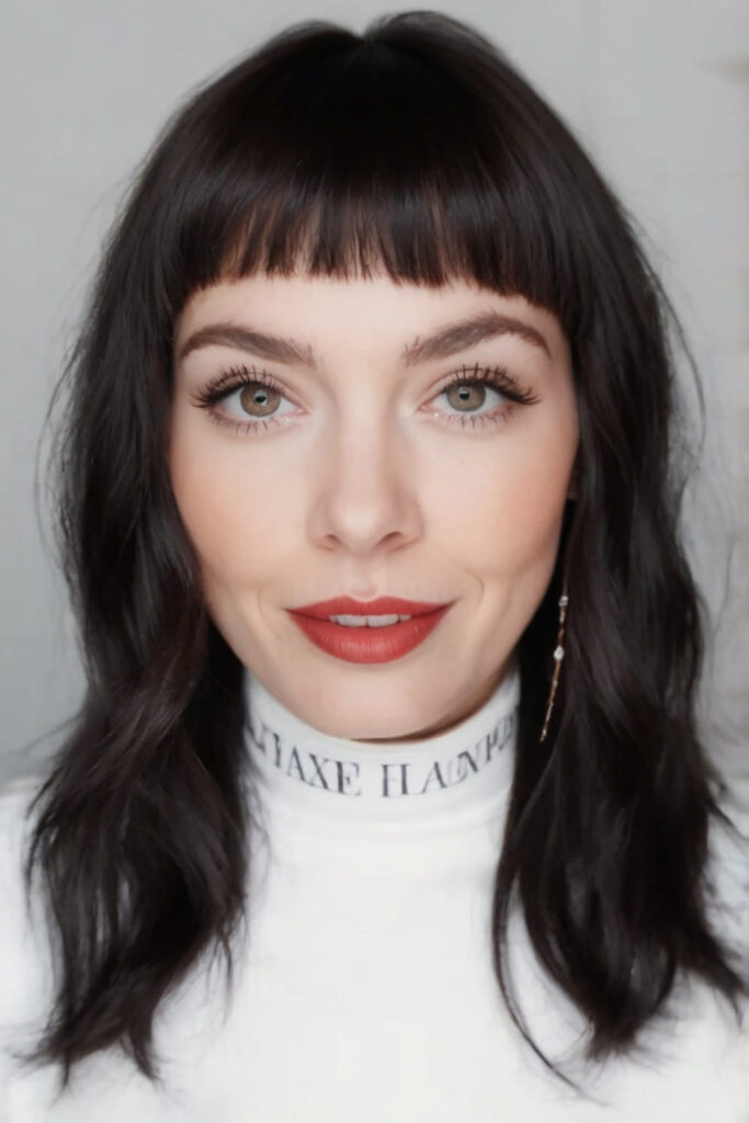 Top Medium Length Hairstyles with Bangs That Flatters All Hair Types