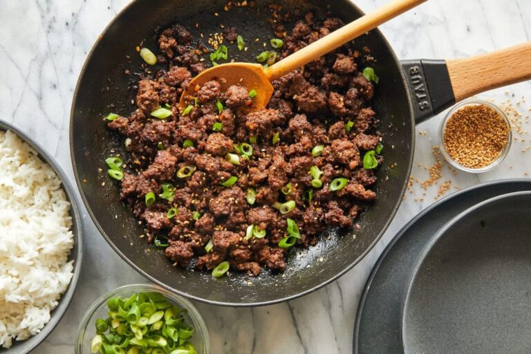 Korean Ground Beef Recipe: A Savory Delight